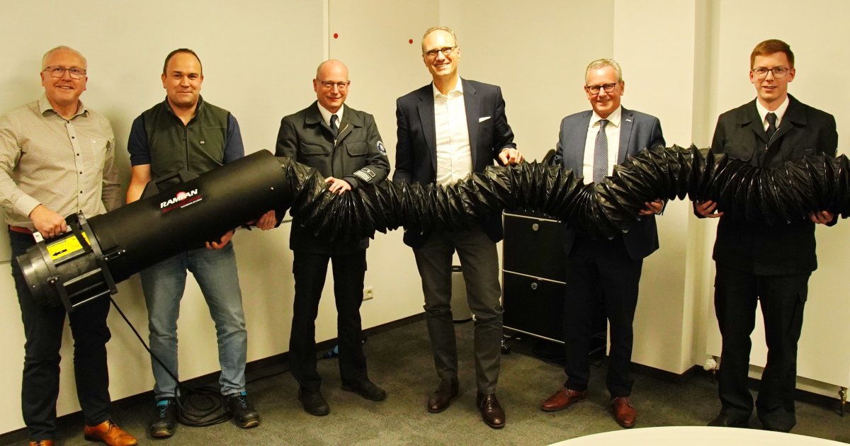 Weiss Chemie spendet Be- und Entlüfter | Stadt Haiger – traditionell kreativ visionär